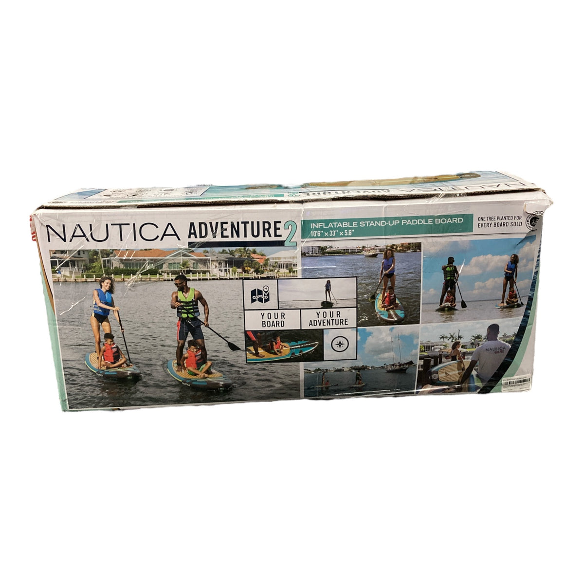 *Distressed Package* Nautica Adventure 2 Inflatable Stand Up Paddle Bo ...