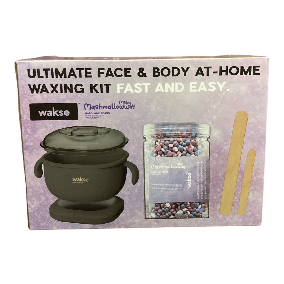 Wakse Milky Marshmallow Ultimate Face & Body At Home Waxing Kit ...