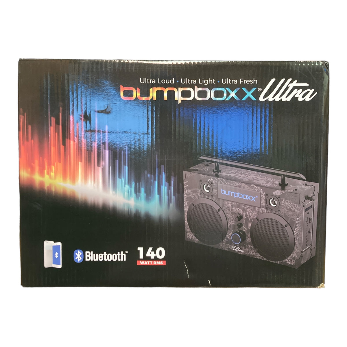 Bumpboxx Ultra Bluetooth Boombox in NYC Graffiti — Ewirelessgear