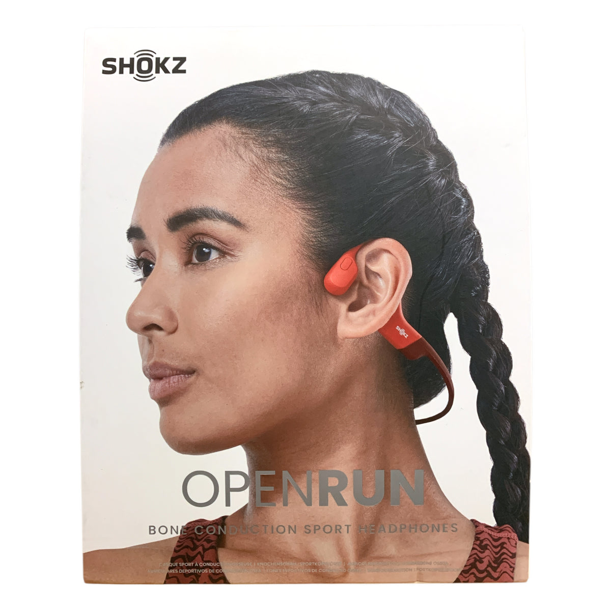 Shokz Open Run Wireless Bone Conduction Sport Headphones - Red ...