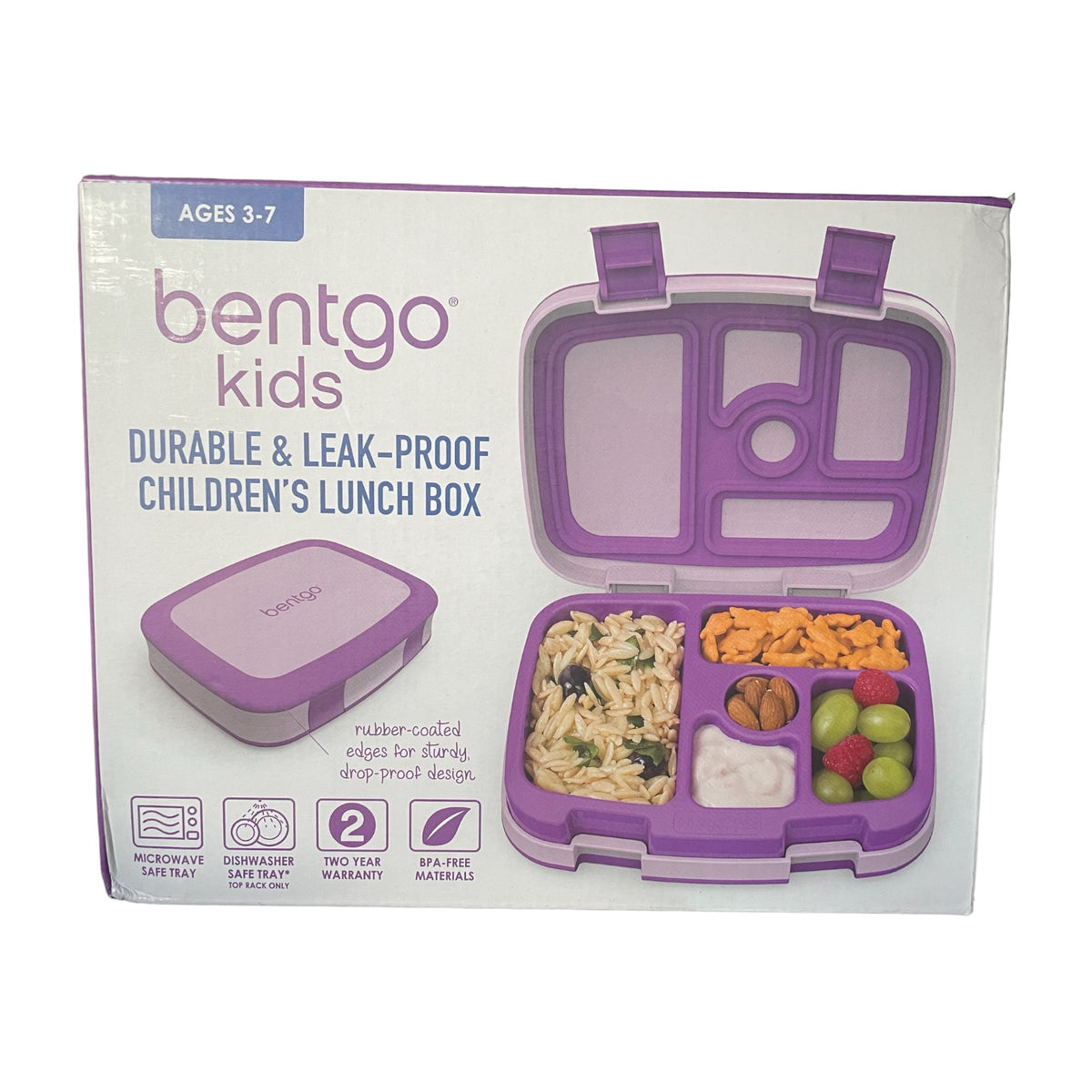 Bentgo Kids' Durable & Leakproof Lunch Box, Purple — Ewirelessgear