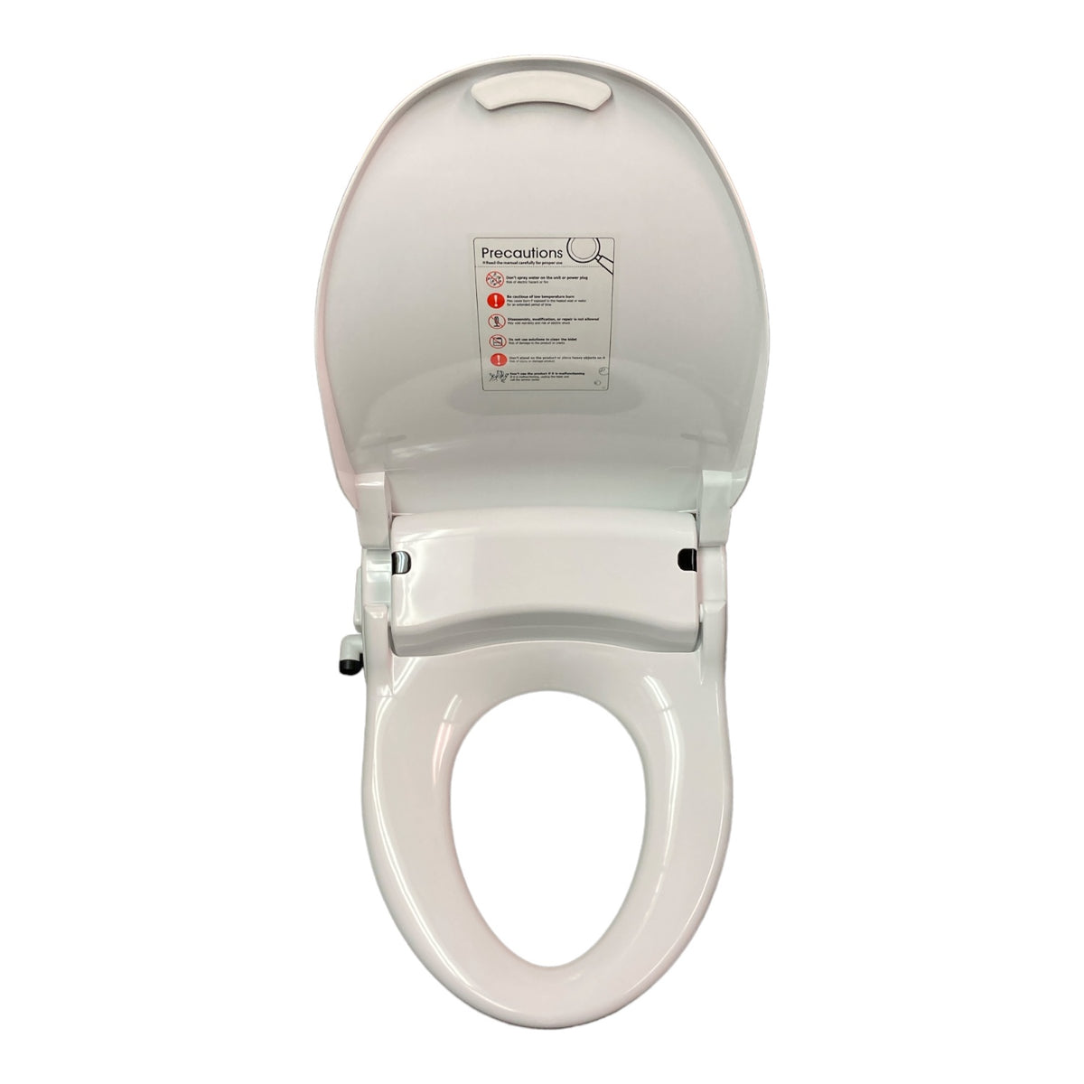 Bio Bidet Slim Two Smart Toilet Seat in Elongated White w/ Self-Cleani ...