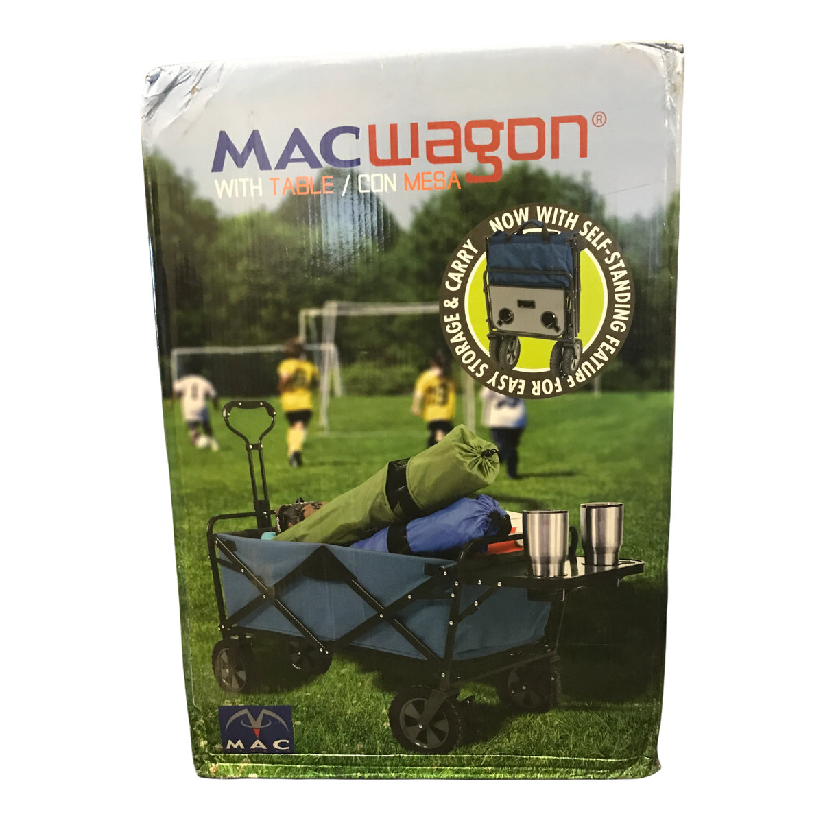 Macwagon WTC-193 Folding Wagon with Table, Blue — Ewirelessgear