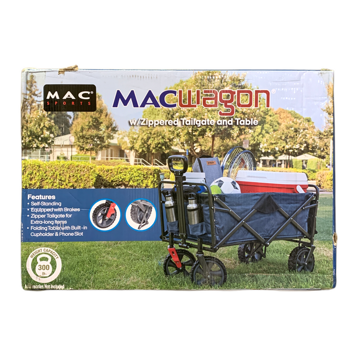 Mac Sports Classic MacWagon with Zippered Tailgate and Table ...