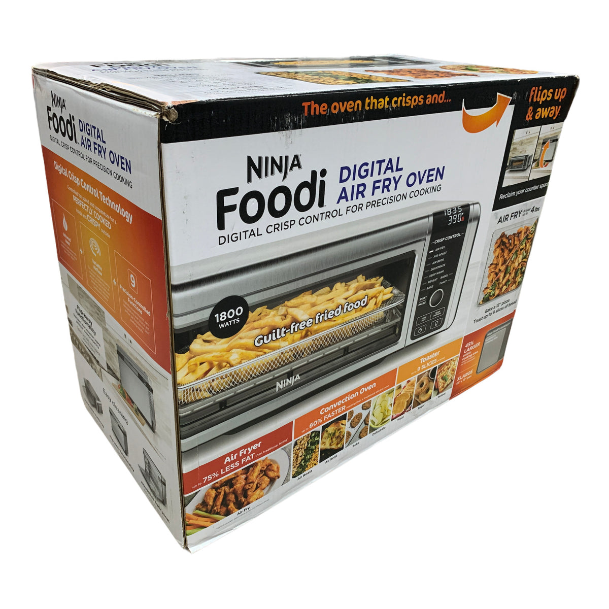 Ninja Foodi 9-in-1 Digital Air Fry Oven, Stainless Steel — Ewirelessgear