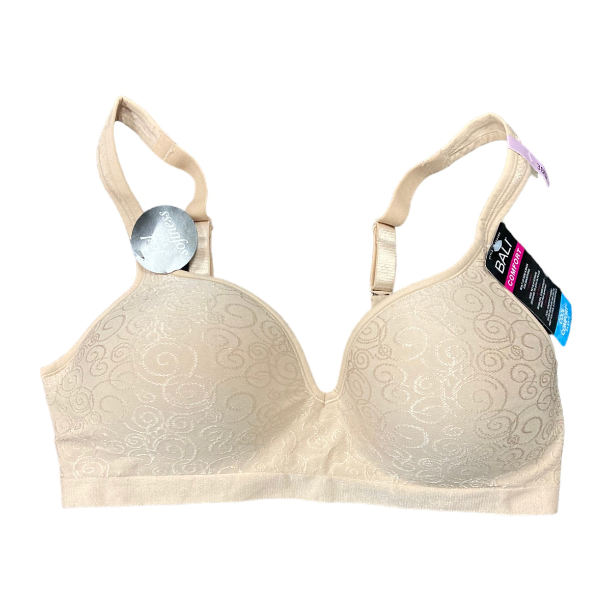 Bali Cool Comfort Revolution Women's Back Smoothing Full Coverage Bra ...