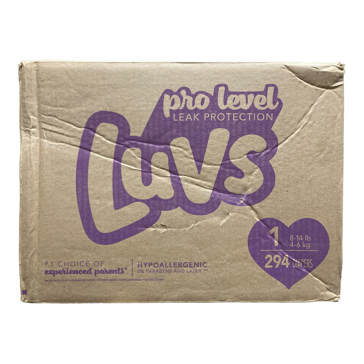 Luvs Pro Level Leak Protection Diapers, Size 1, 294 Count (8-14lbs ...
