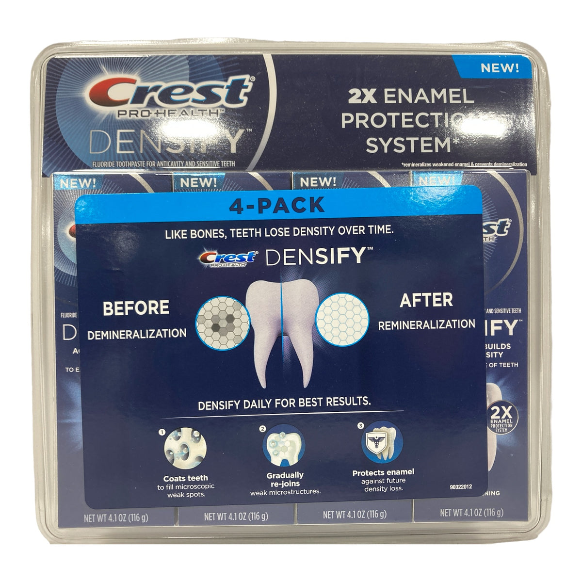 Crest Pro-Health Densify Daily Whitening Fluoride Toothpaste 4.1 Ounce ...