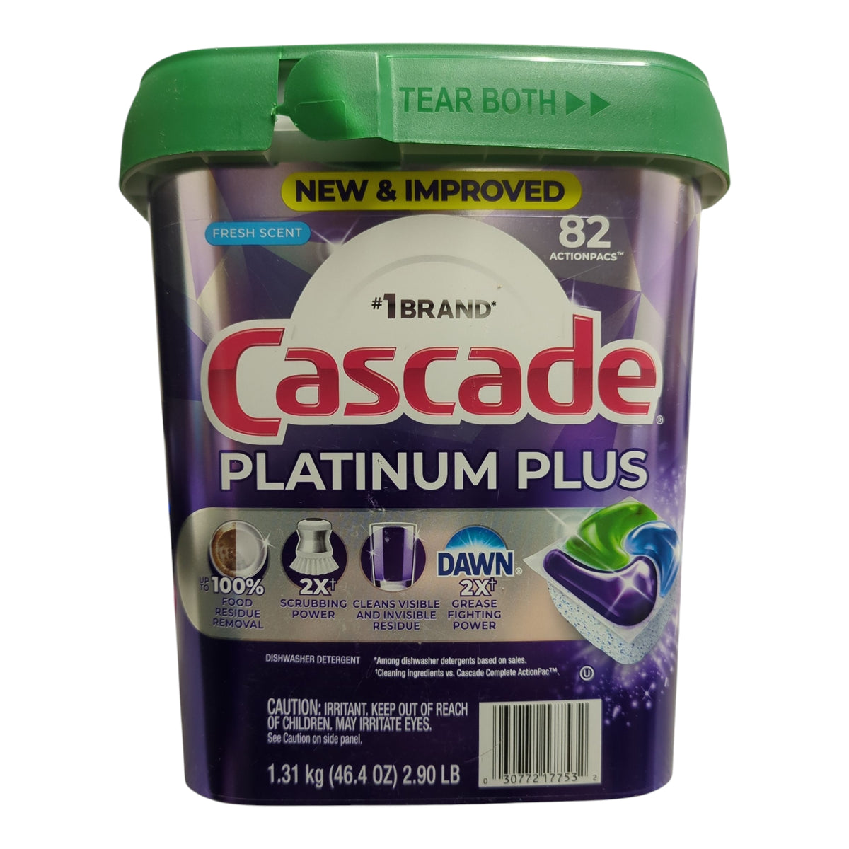 Cascade Platinum Dishwasher Detergent Scent Action Pacs, Fresh Scent, — Ewirelessgear