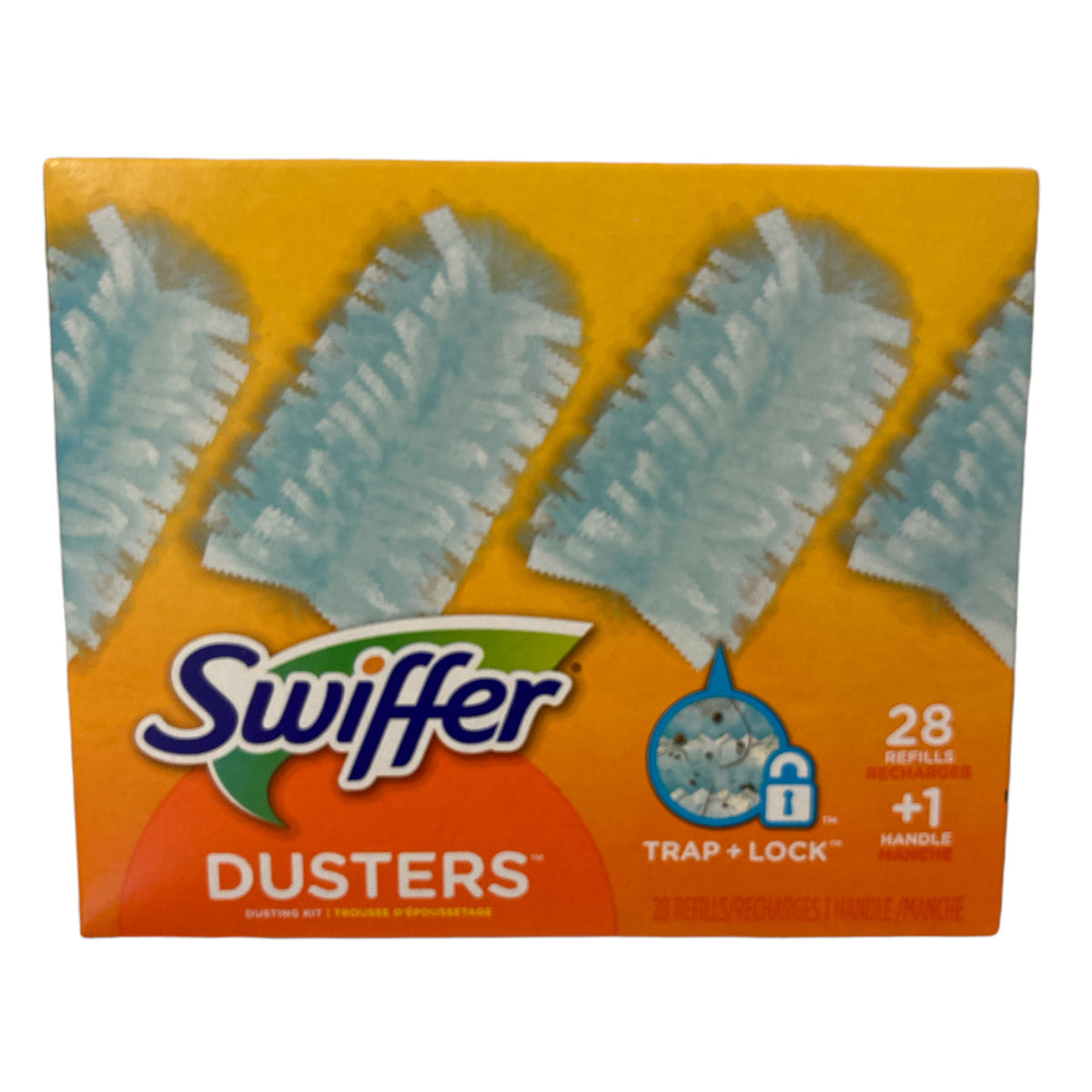 Swiffer Dust Lock Adhesive Fibers Duster Refill + 1 Handle (28 ct ...