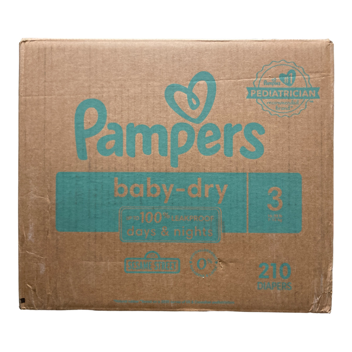 Pampers Baby Dry 100% Leakproof Disposable Diapers, Size 3(16lbs-28lbs ...