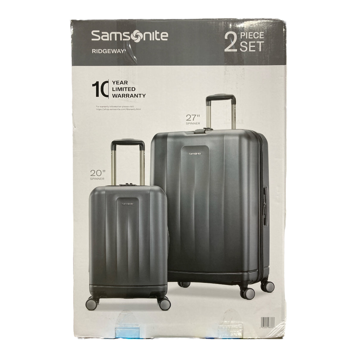 Samsonite Ridgeway Hardside 2 Piece Luggage Set (Grey) — Ewirelessgear