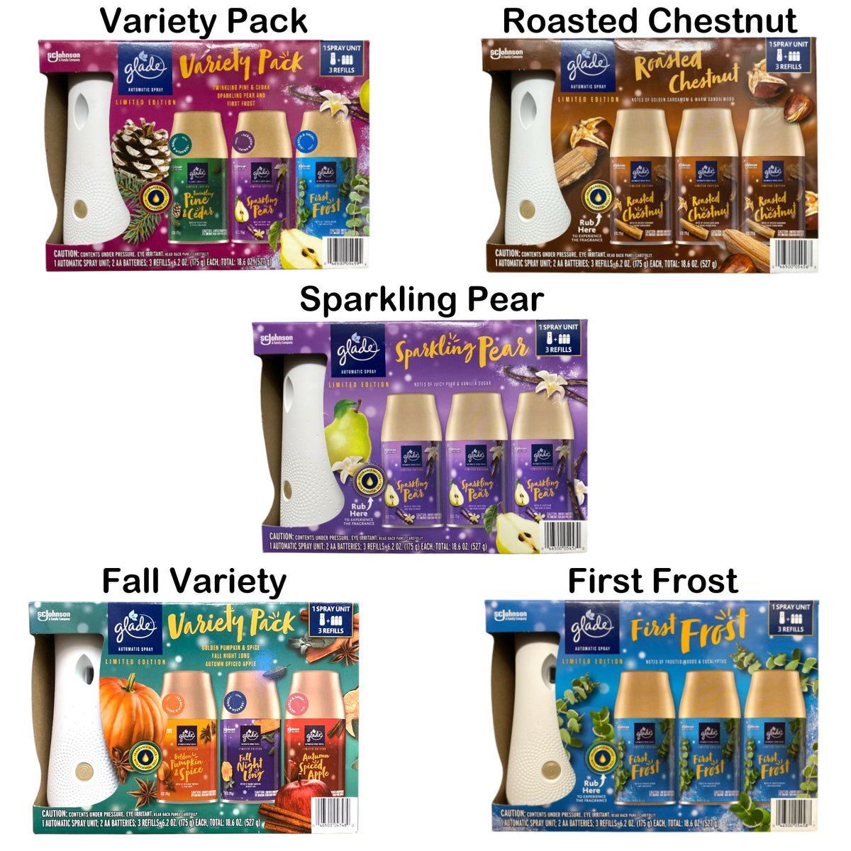 Glade Automatic Spray Air Freshener, 1 Spray Unit + 3 Refills ...