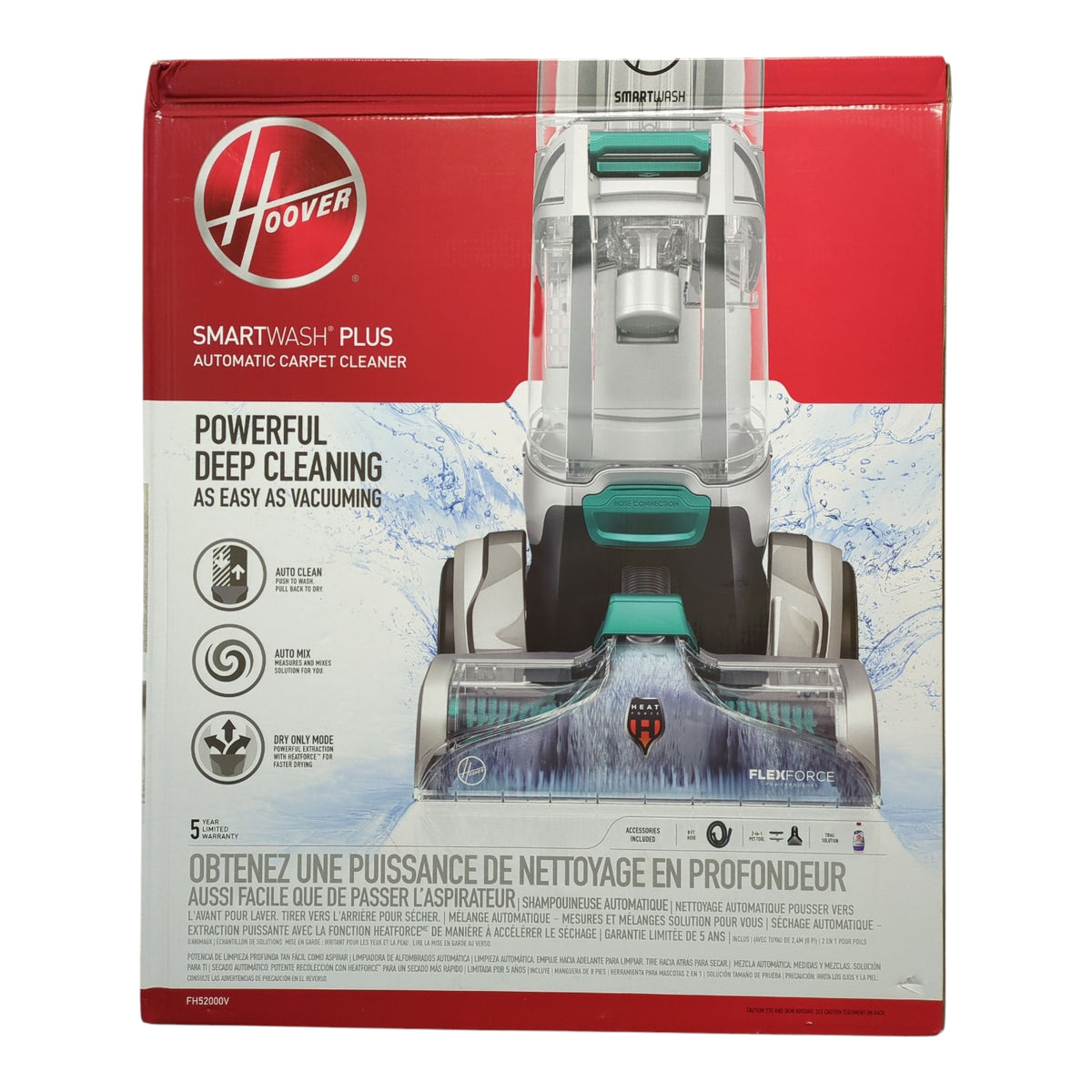 Hoover SmartWash Plus, Automatic Carpet Cleaner, FH52000V — Ewirelessgear