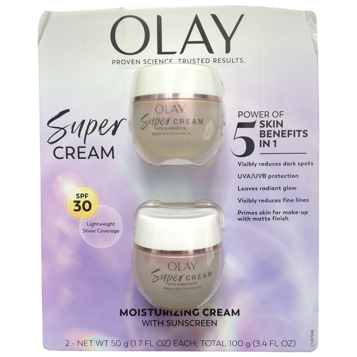 Olay Super Cream with Sunscreen, SPF 30, 1.7 oz., 2 pk — Ewirelessgear