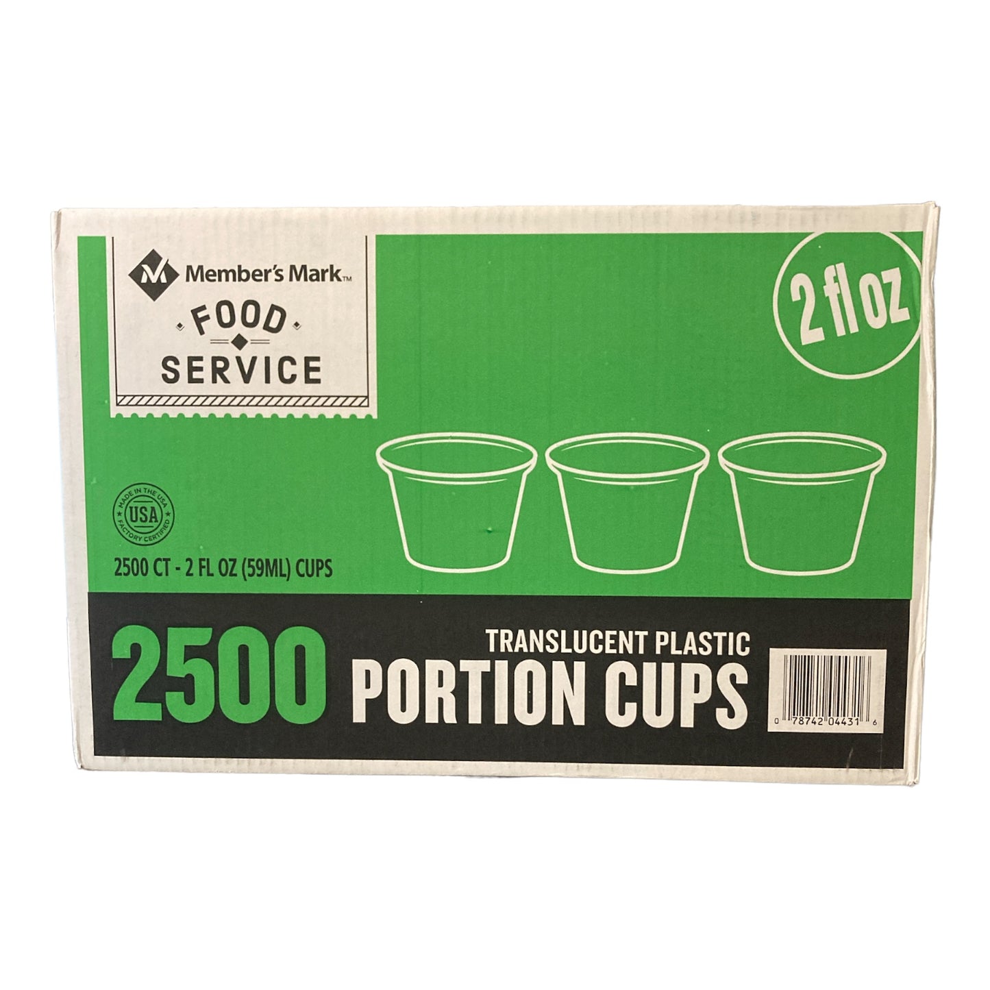 Member's Mark Food Service Translucent Plastic Portion Cups, 2 fl oz ...