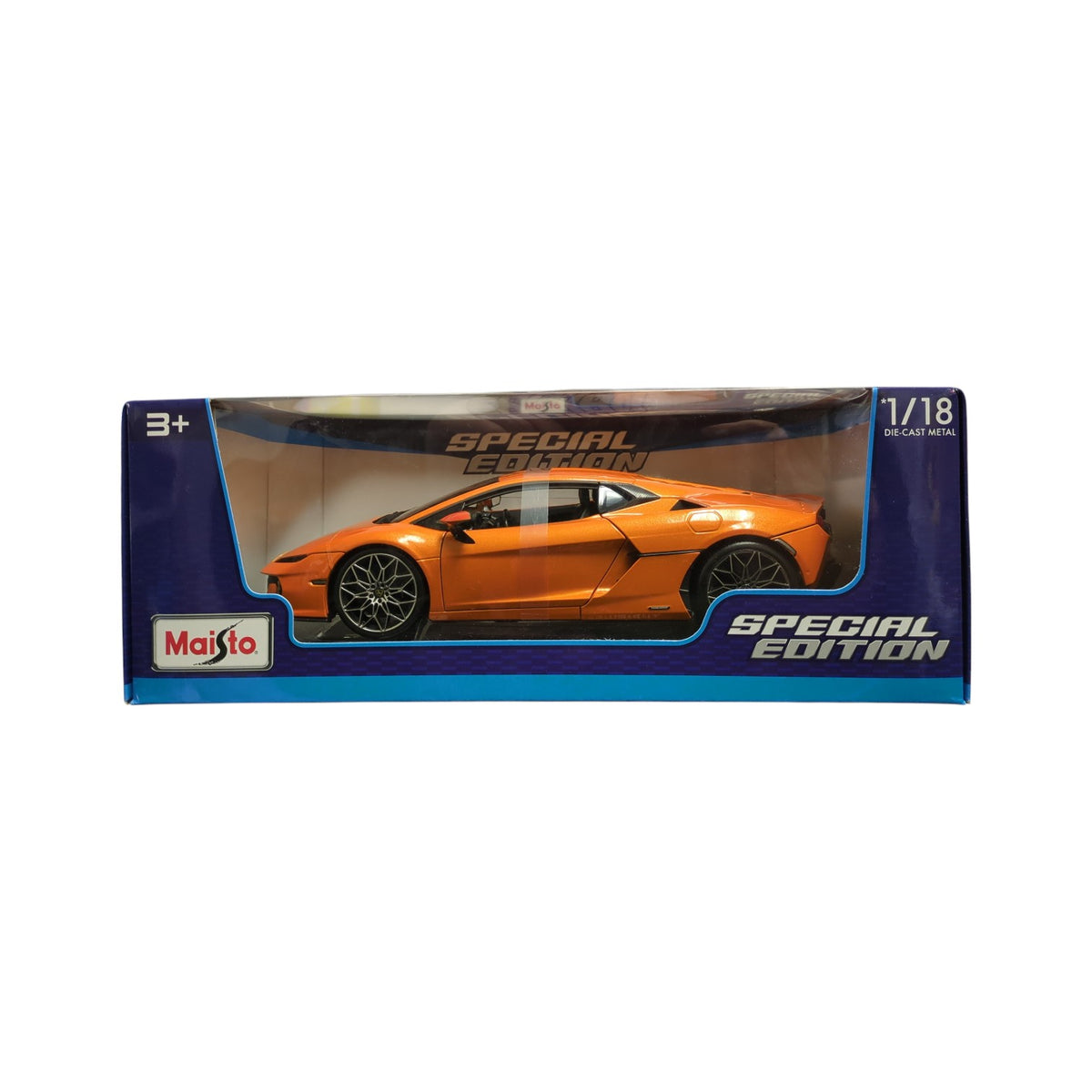 Maisto Special Edition 1/18 Die-Cast Metal Lamborghini Temerario, Oran ...