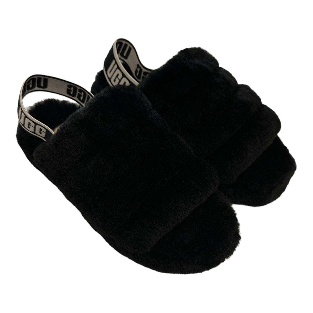 UGG Women's Fluff Yeah Slide Sheepskin Insole & Upper Slippers ...