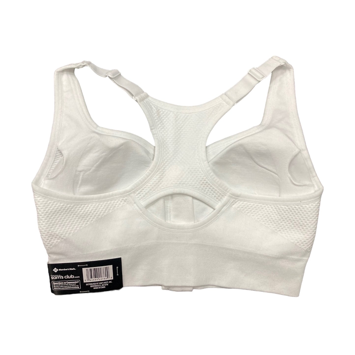 Member's Mark Women's 2-Pack Zip Front Seamless Adjustable Strap Sport ...