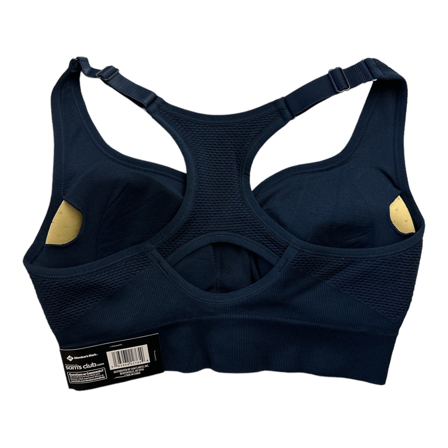 Member's Mark Women's 2-Pack Zip Front Seamless Adjustable Strap Sport ...