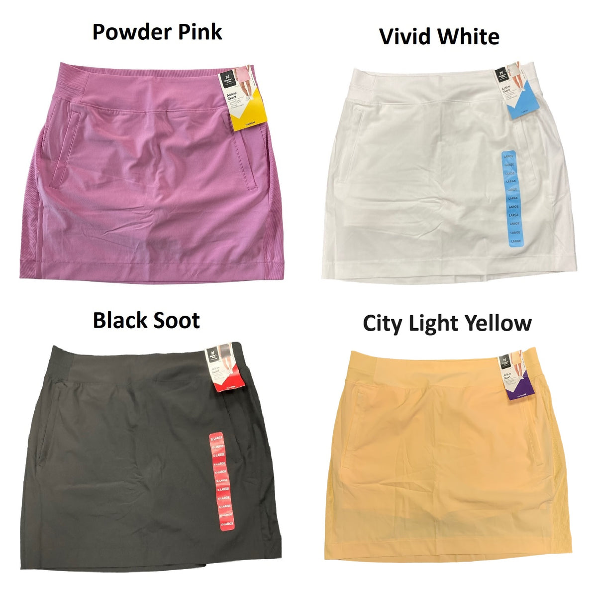 Member's Mark Women's Built-In Short Stretch Woven Active Skort ...