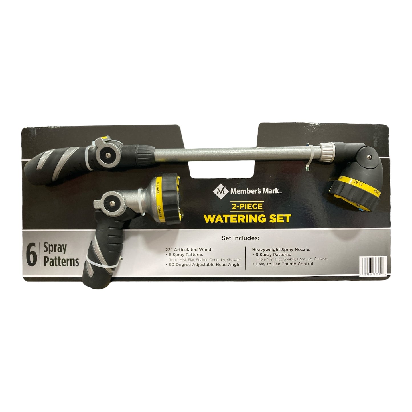 Member's Mark 2 Piece Articulated Wand and Spray Nozzle Watering Set ...