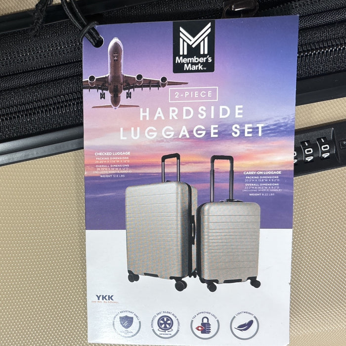 Member's Mark 2-Piece Hardside Luggage Set (Neutral) — Ewirelessgear