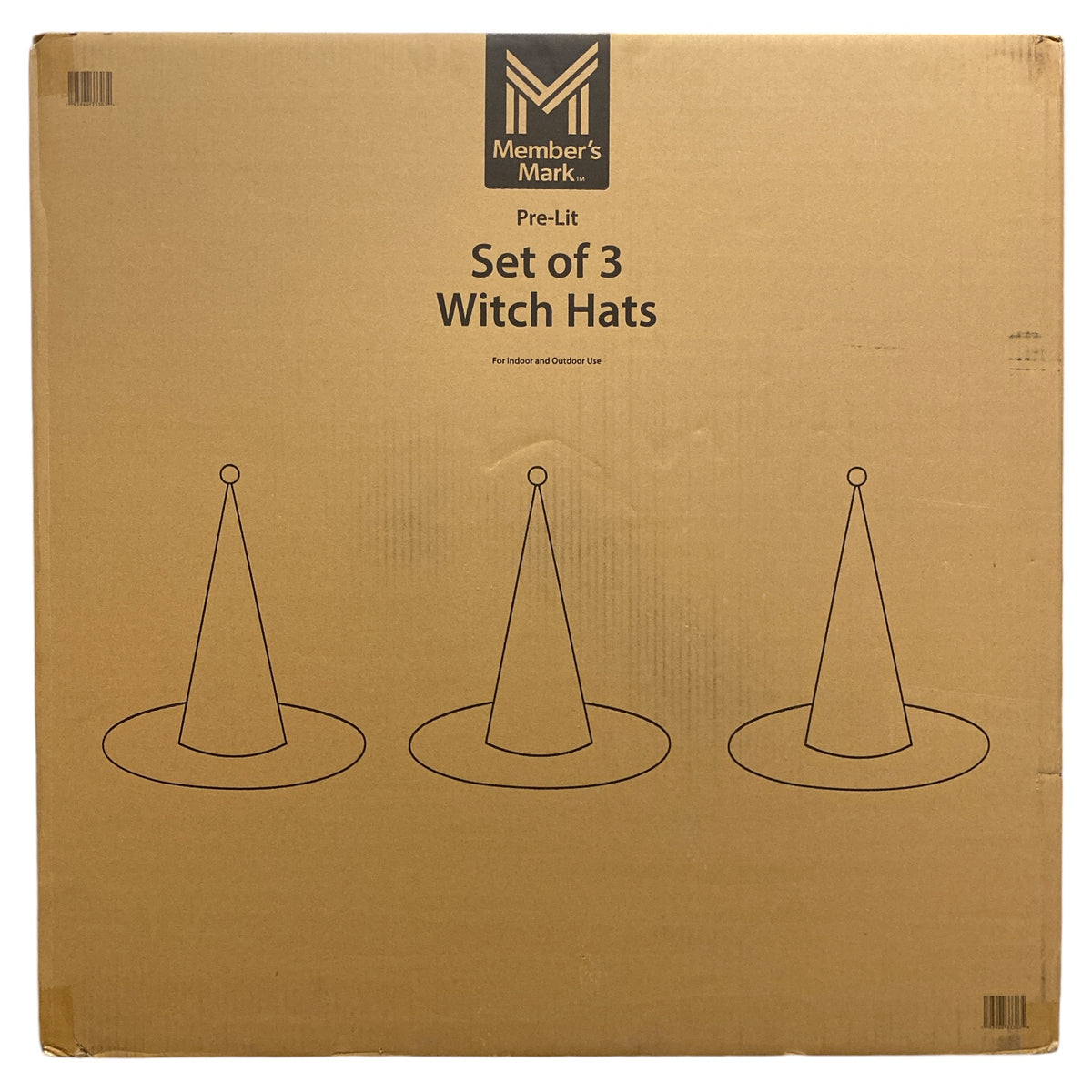 Member's Mark 180 LED Pre-Lit Hanging Witch Hats, Set of 3 — Ewirelessgear