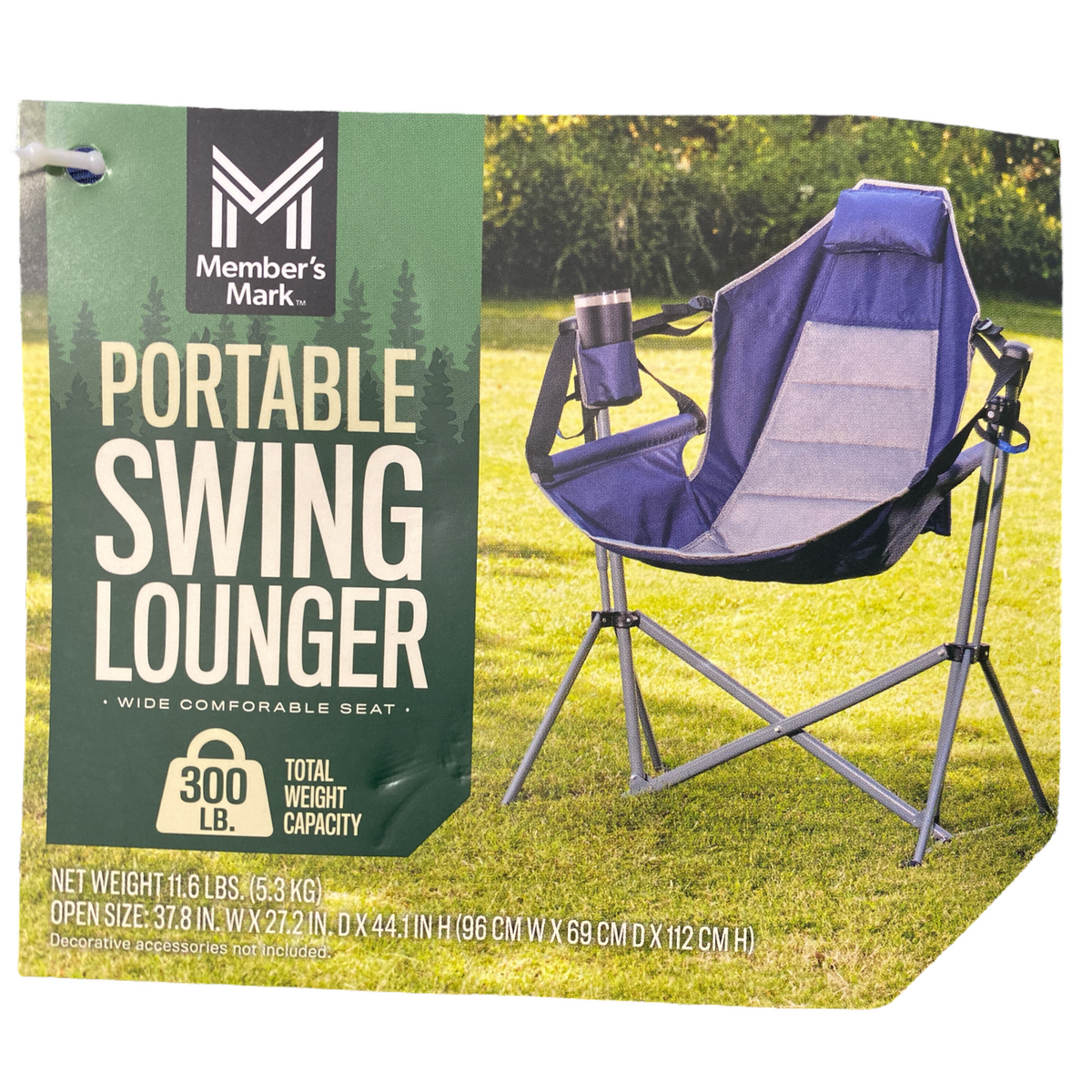 Member S Mark Swing Chair Lounger