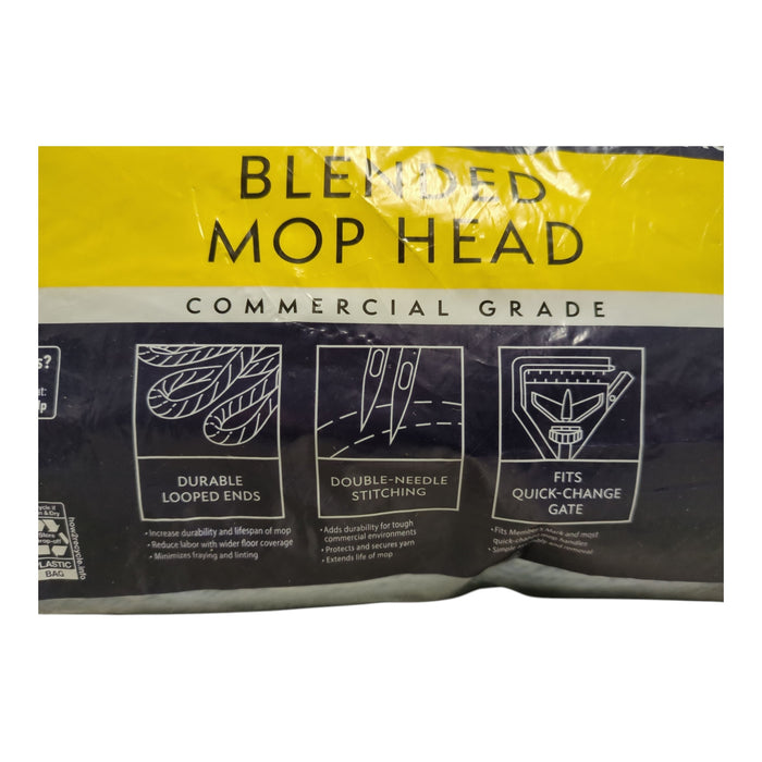 Member's Mark Professional Grade #24 Blended Mop Head Refill, 2ct ...