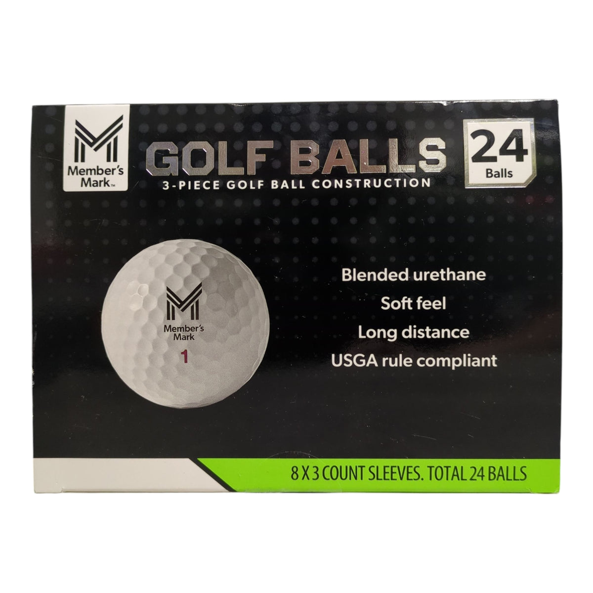 Member's Mark Soft Feel Blended Urethane Golf Balls, 24 Balls ...