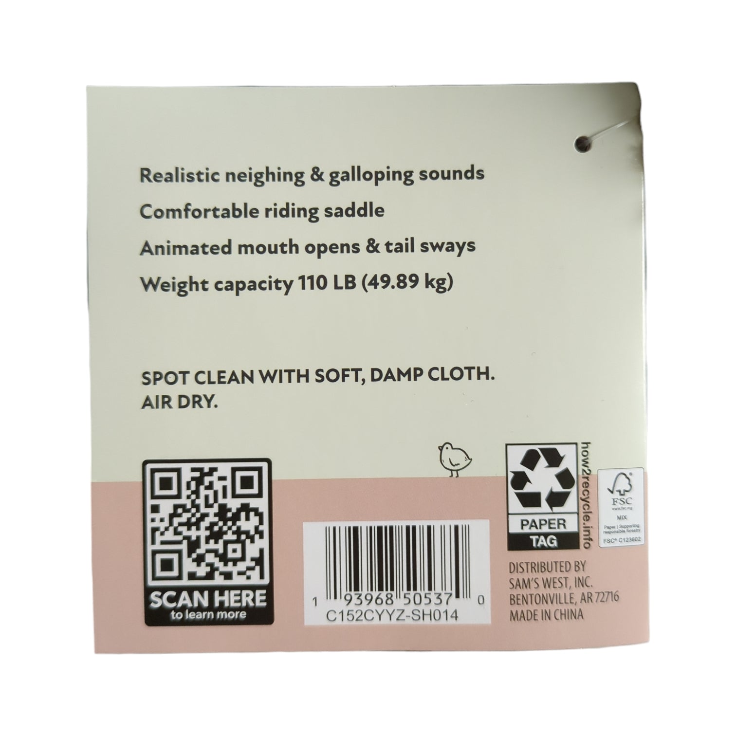 Member's Mark Animated Rocking Horse with Realistic Sounds — Ewirelessgear