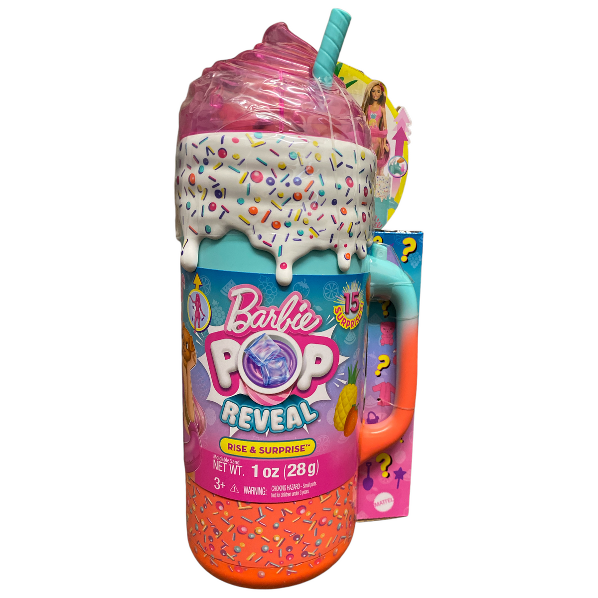 Barbie Pop Reveal Rise & Surprise Gift Set, Drink Cup, Barbie Doll ...