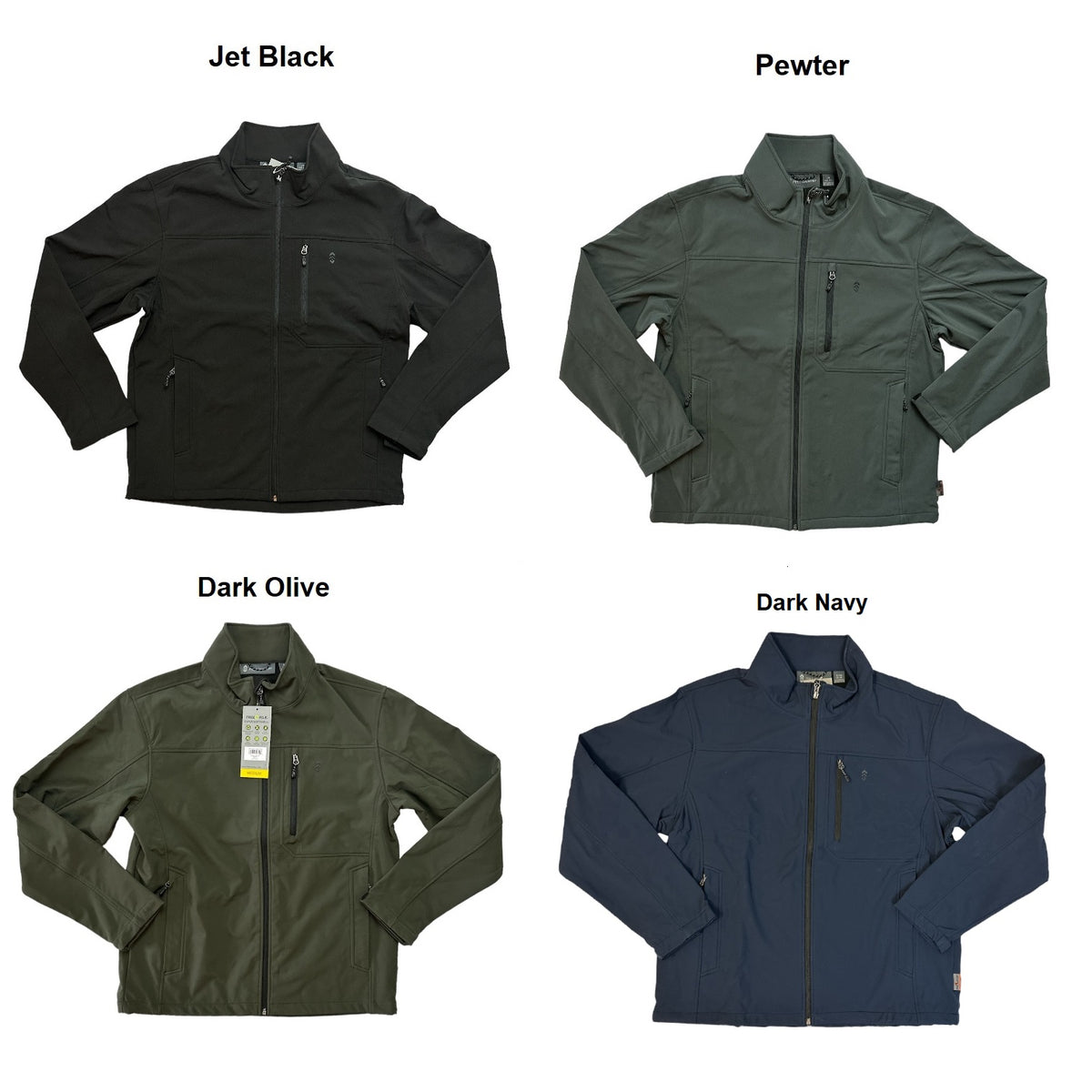 Free Country Men's 4-Way Stretch Super Softshell 3-Layer Jacket ...