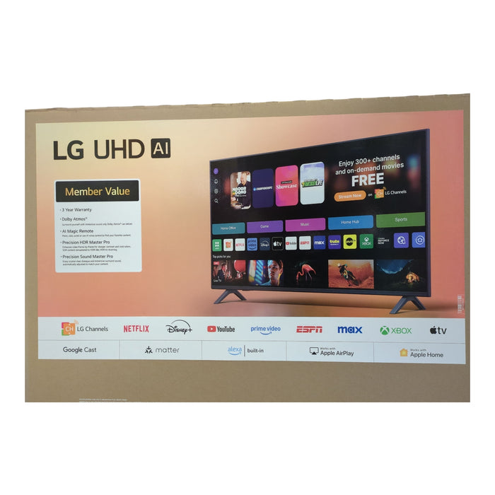 LG 50" Class UA7700 Series 4K UHD Smart TV, 50UA7700AUA — Ewirelessgear