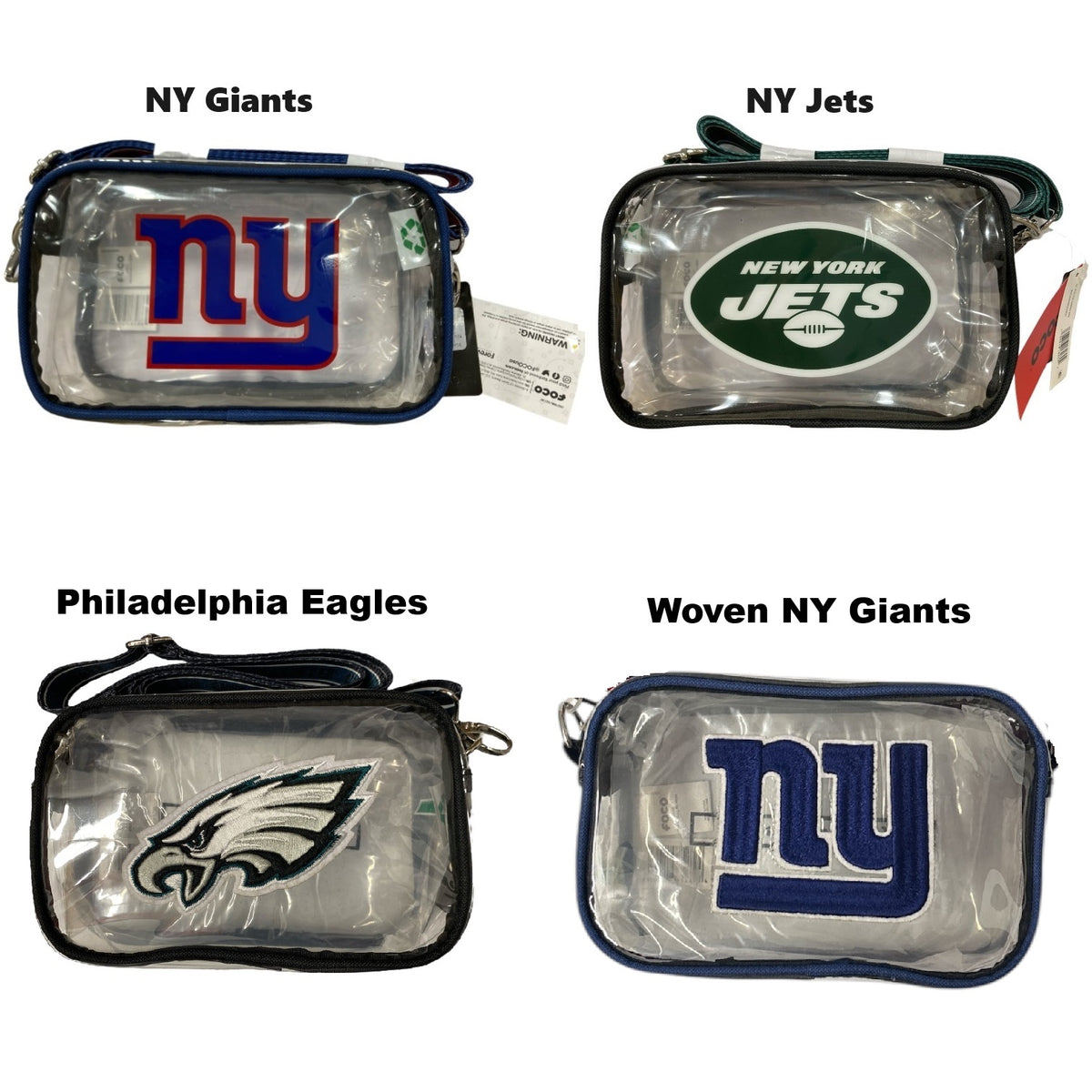 FOCO NFL Clear Cross Body Stadium Compliant Camera Bag — Ewirelessgear