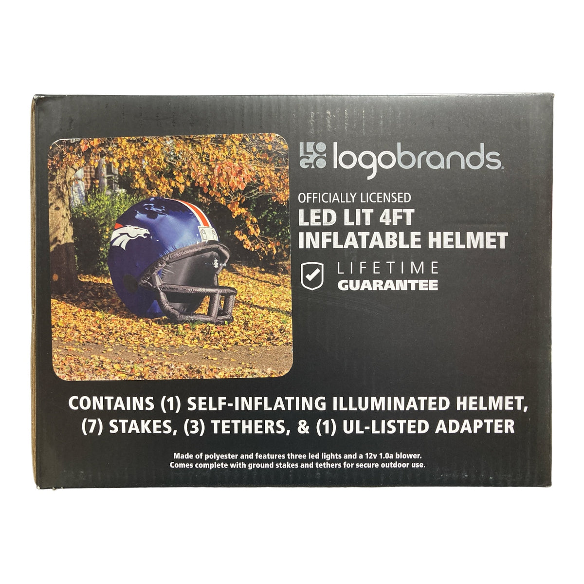 Logo Brands Officially Licensed NFL 4' Inflatable Team Helmet (Denver ...