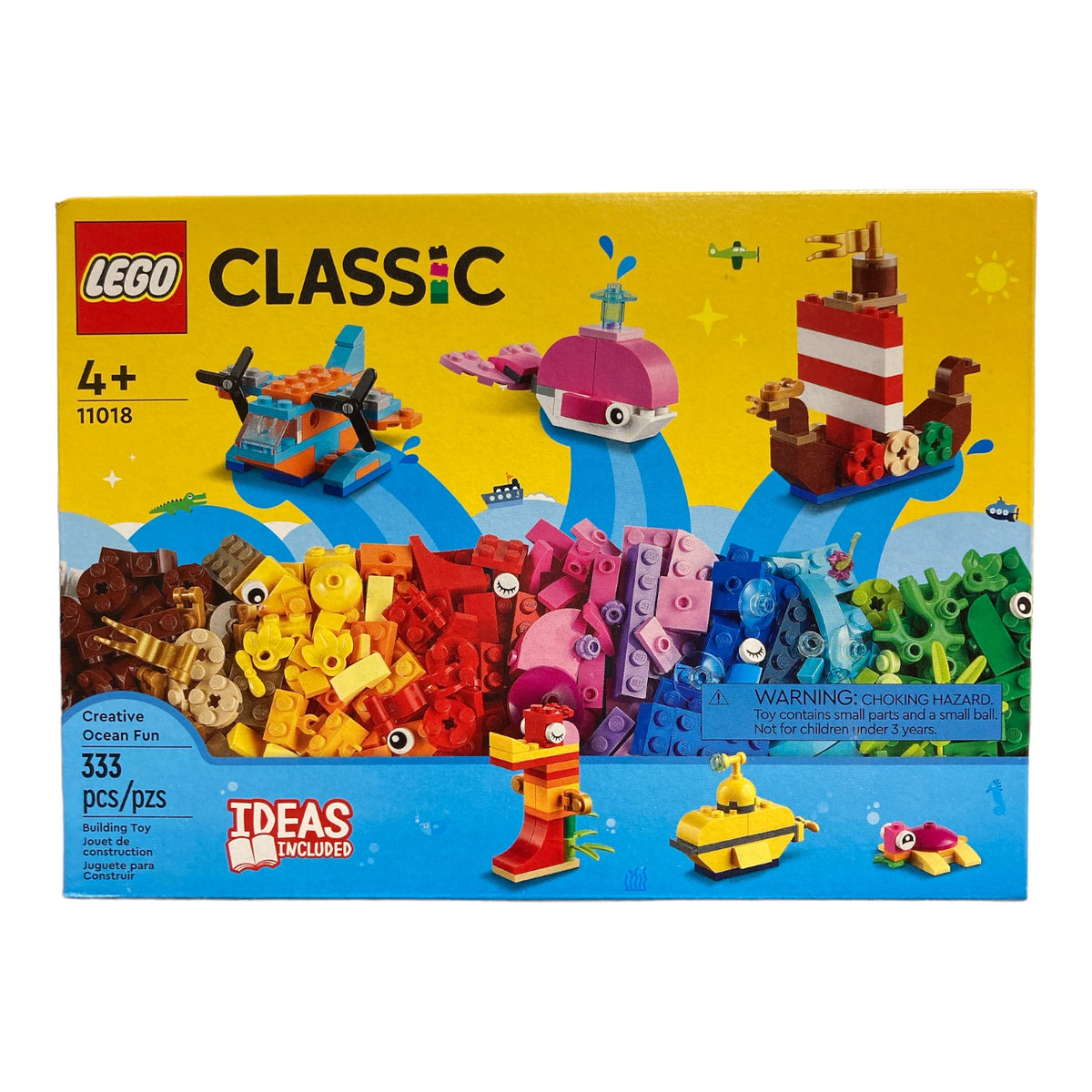 LEGO Classic Ocean Fun Creative Building Toy Set, 333 Pieces ...