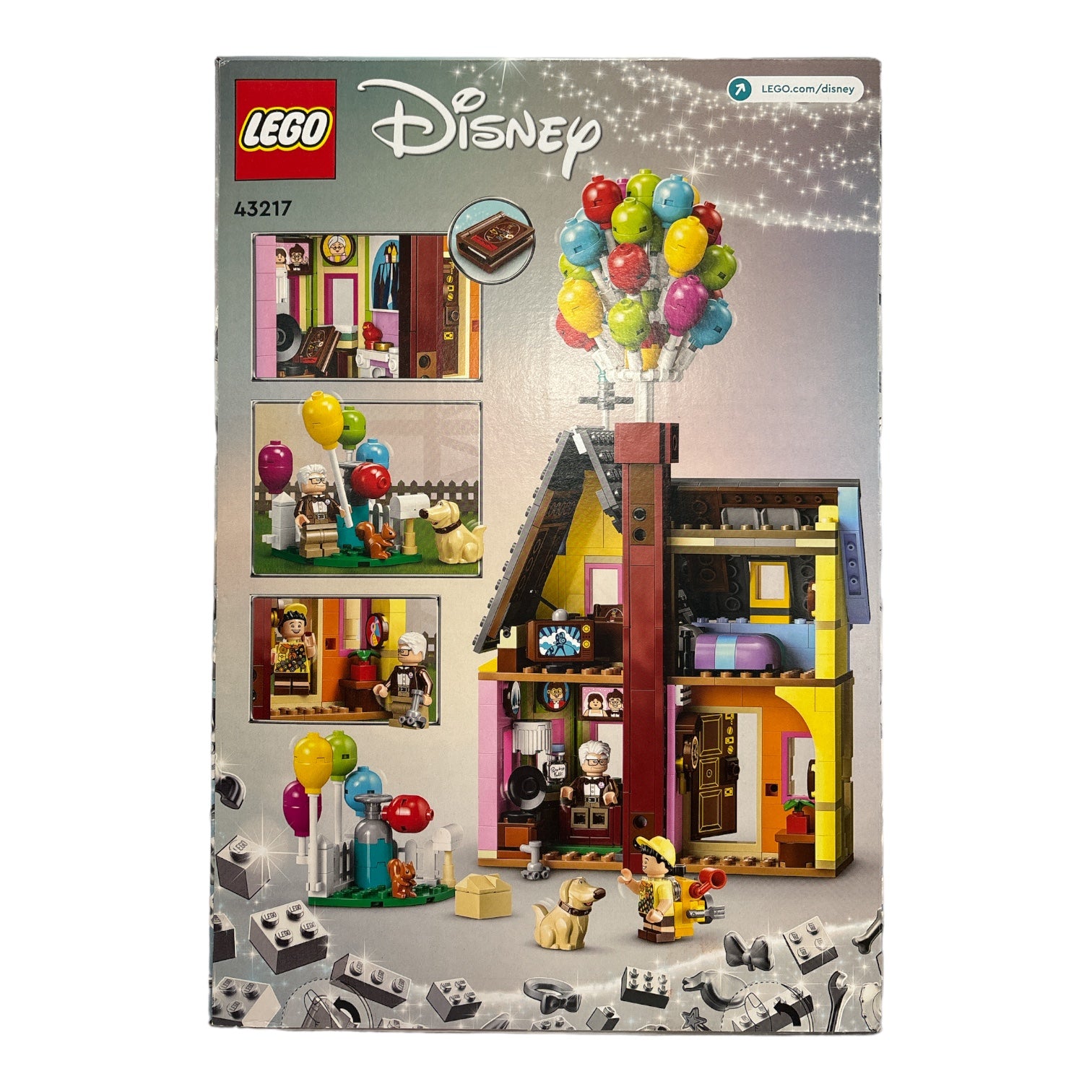 LEGO Disney 100 and Pixar ‘Up’ House Building Toy Set, 43217, 598 Piec ...