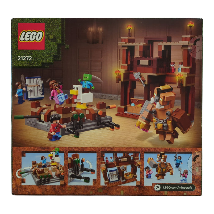 LEGO Minecraft Woodland Mansion Fighting Ring Building Set, 491pcs, 21 ...