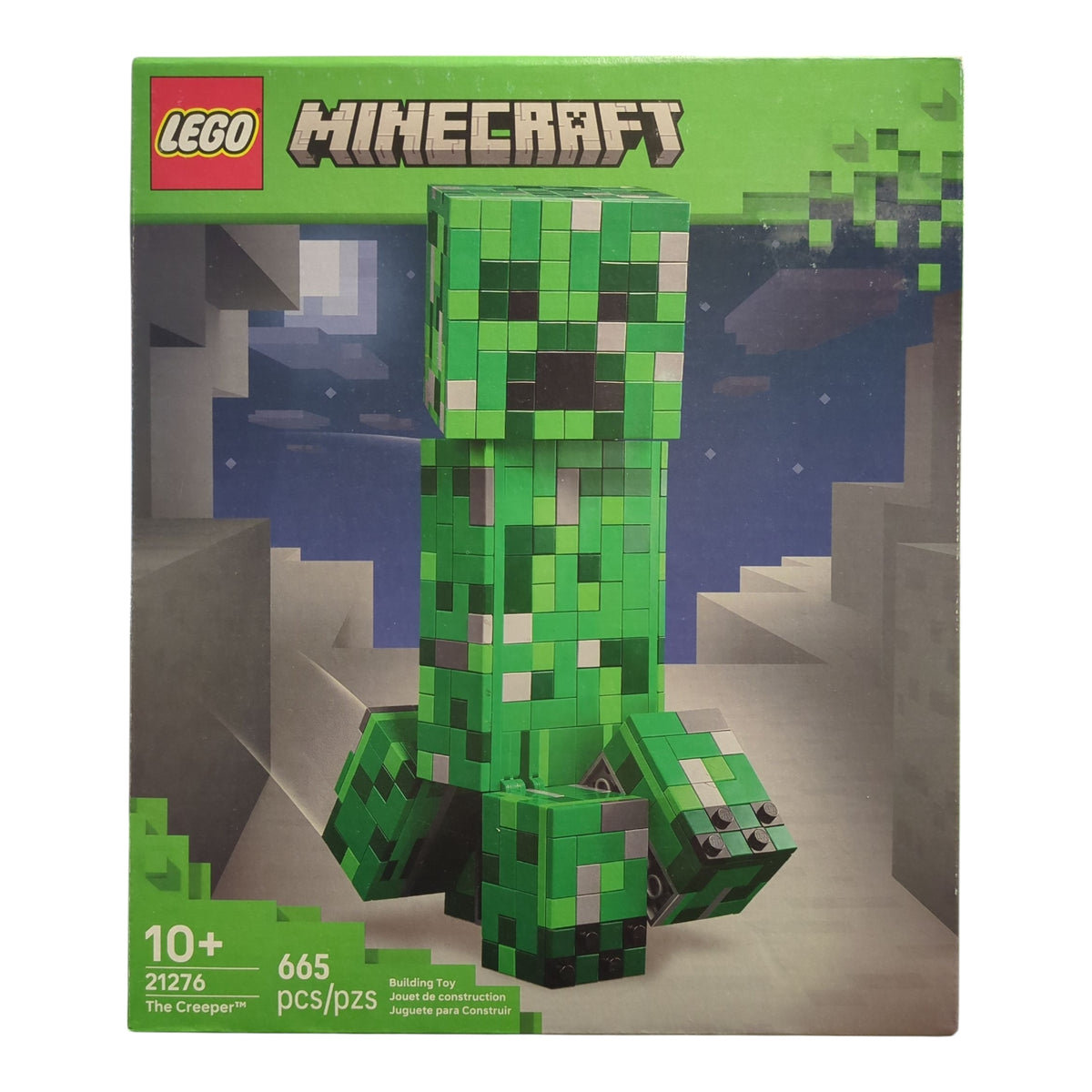 LEGO Minecraft The Creeper Gaming Kids Building Toy, 665pc, 21276 ...