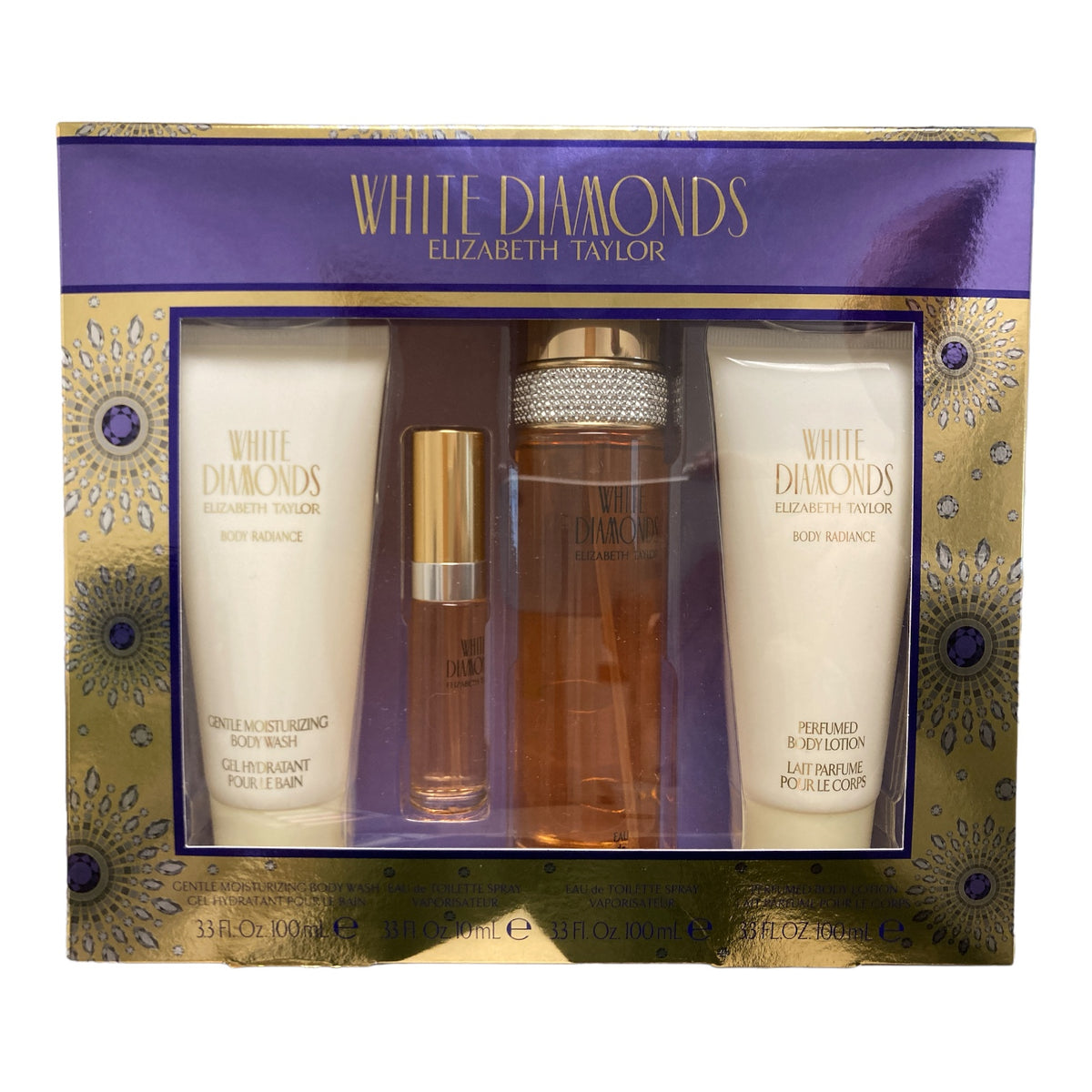 Elizabeth Taylor White Diamonds 4 Piece Fragrance Gift Set — Ewirelessgear