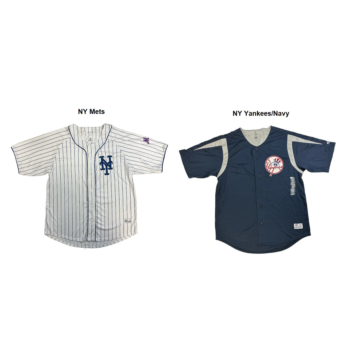 Genuine Merchandise Men's MLB Short Sleeve Button Down Jersey ...