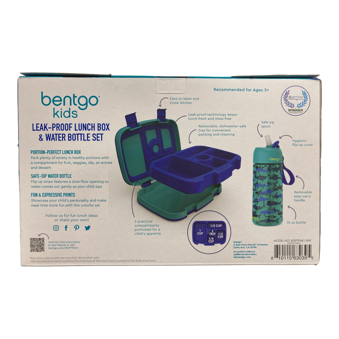 Bentgo Kids Leak-Proof Lunch Box & Water Bottle Set – Ewirelessgear