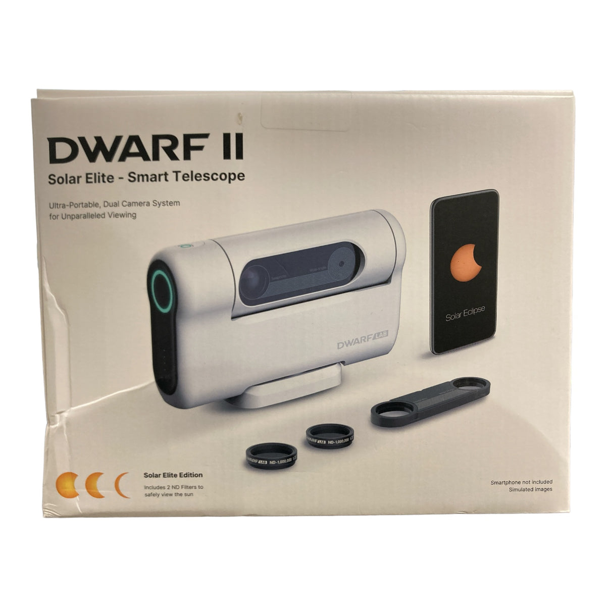 DWARF II Smart Telescope With Solar Filter, Gray — Ewirelessgear