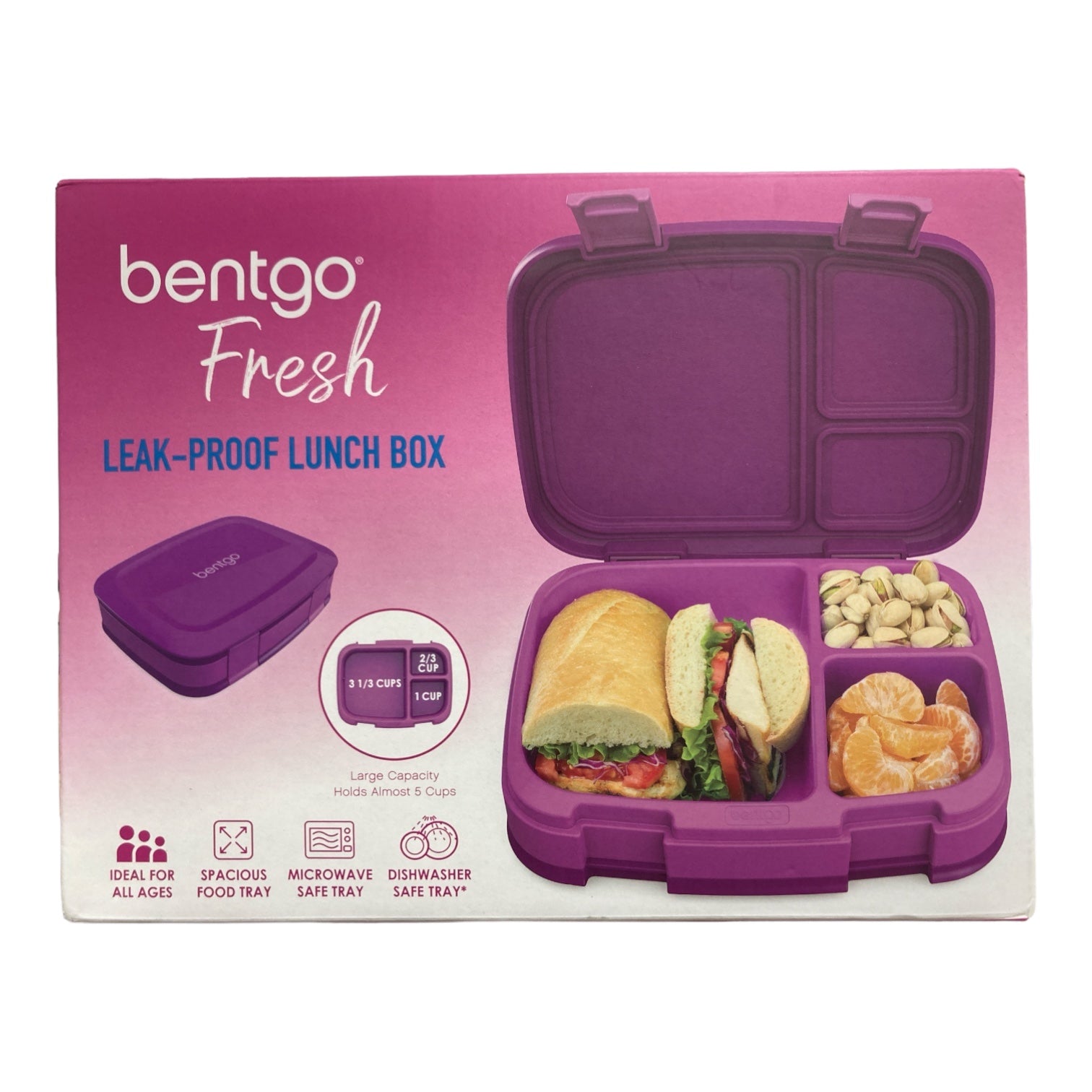 Bentgo Fresh Leak-proof Lunch Box, Purple – Ewirelessgear
