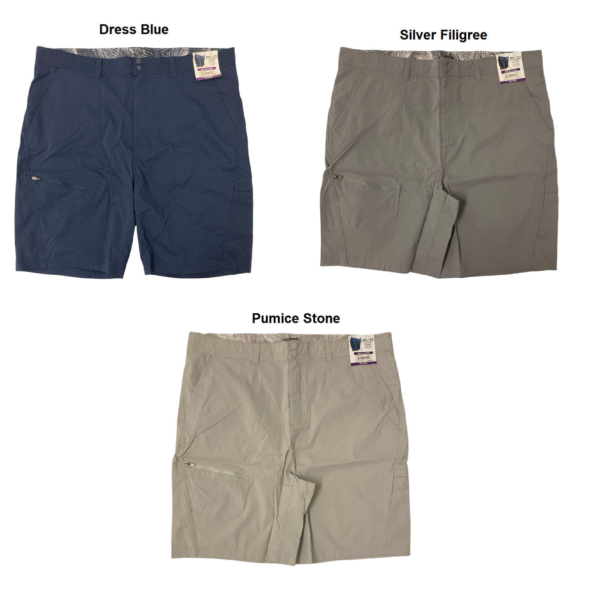 Reel Life Men's Water Resistant Stretch Fabric Riptide Shorts ...