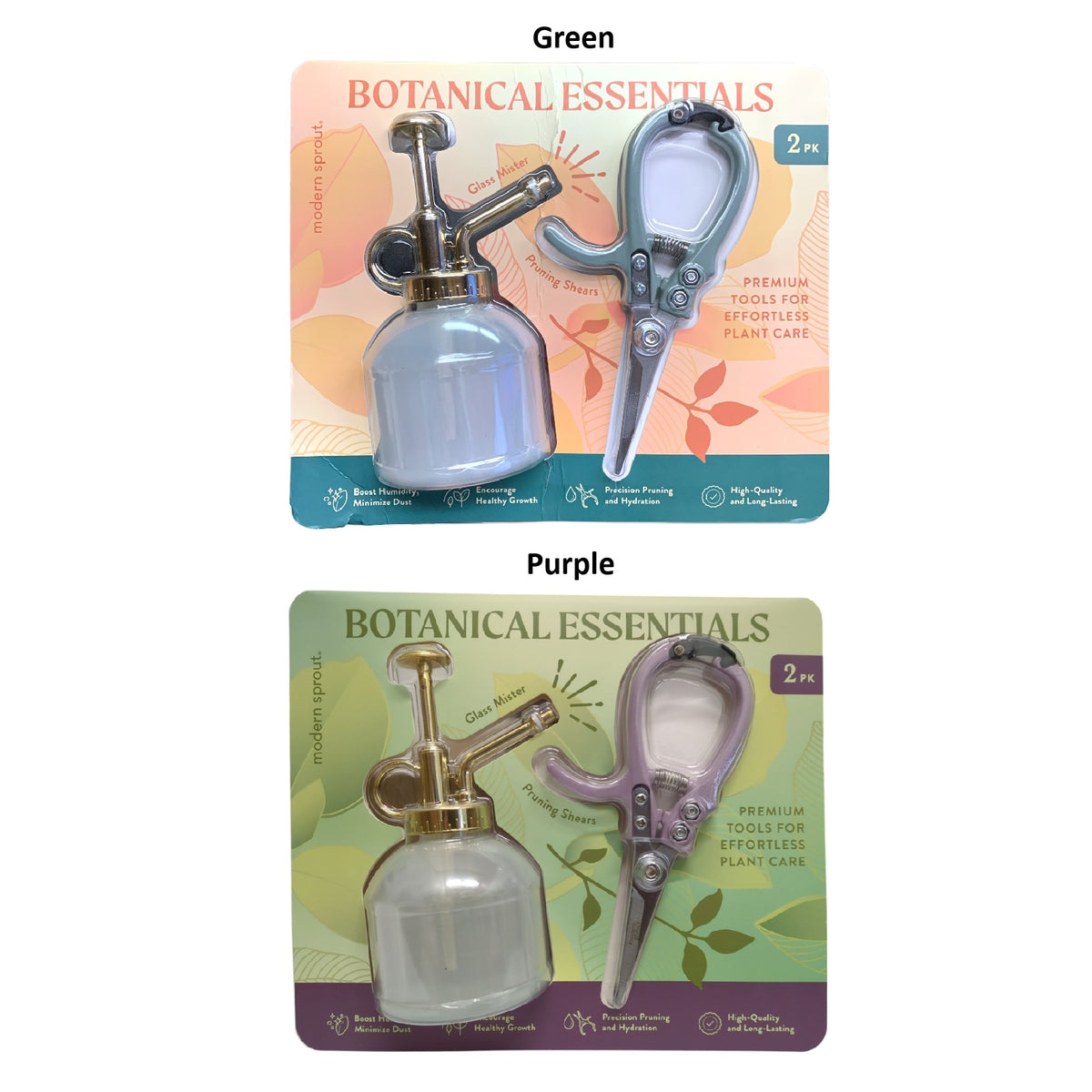 Modern Sprout Botanical Essentials 2 pack, 8oz. Glass Mister & Pruning ...