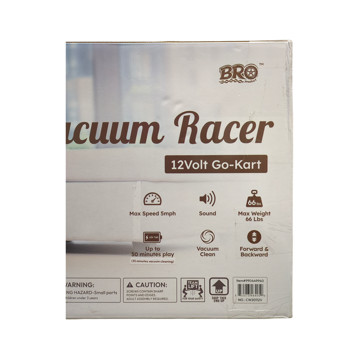 Bro Products Vacuum Racer 12-Volt Kids Go Kart Ride-On — Ewirelessgear