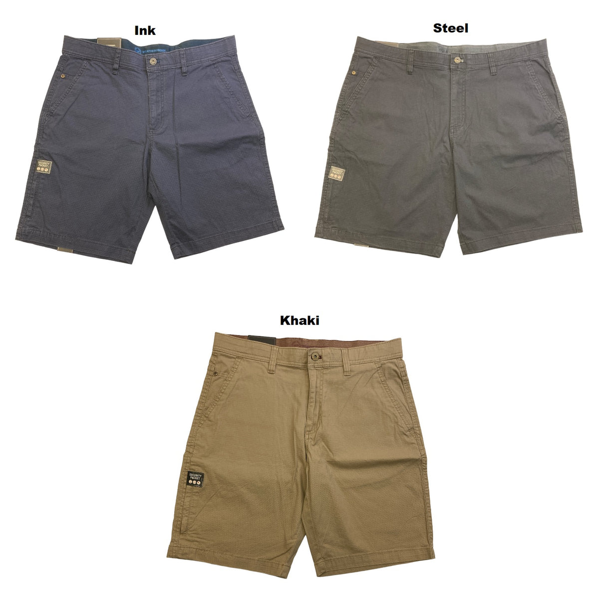 WP Weatherproof Men's Flex Waistband Ripstop Utility Trail Shorts ...